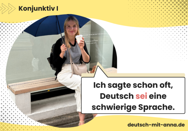 Konjunktiv 1 (indirekte Rede) erklärt - Beispiele & Konjugation