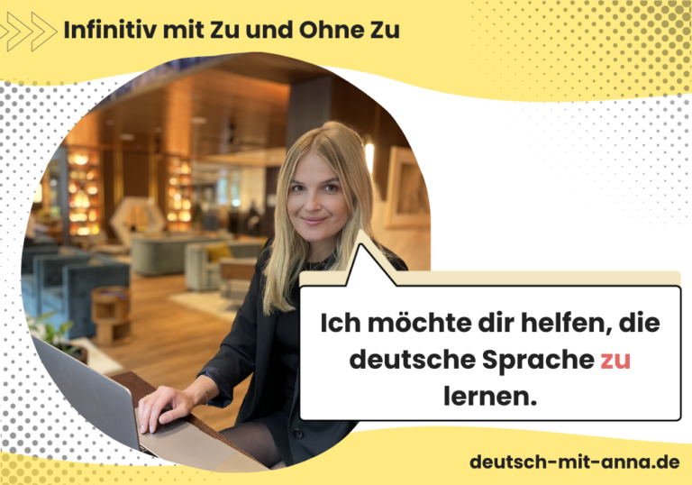 Infinitiv mit zu (oder ohne zu?) • mit vielen Beispielen