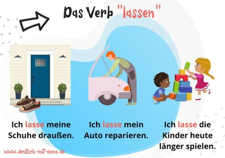 Verb „lassen" - Konjugation in allen Zeitformen & Beispiele