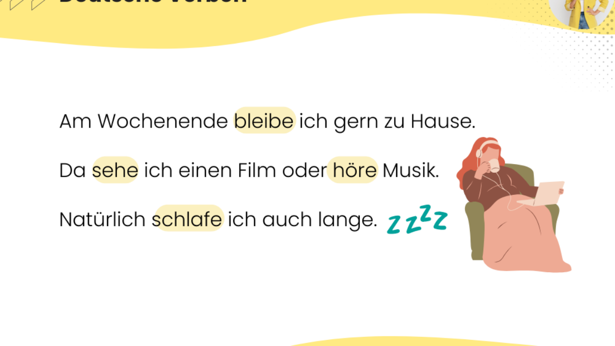 Verbformen Deutsch Einfache Lernstationen: Verben