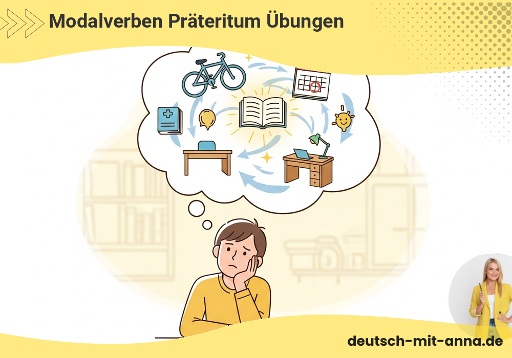 Modalverben Präteritum mit Lösungen – mit Anna